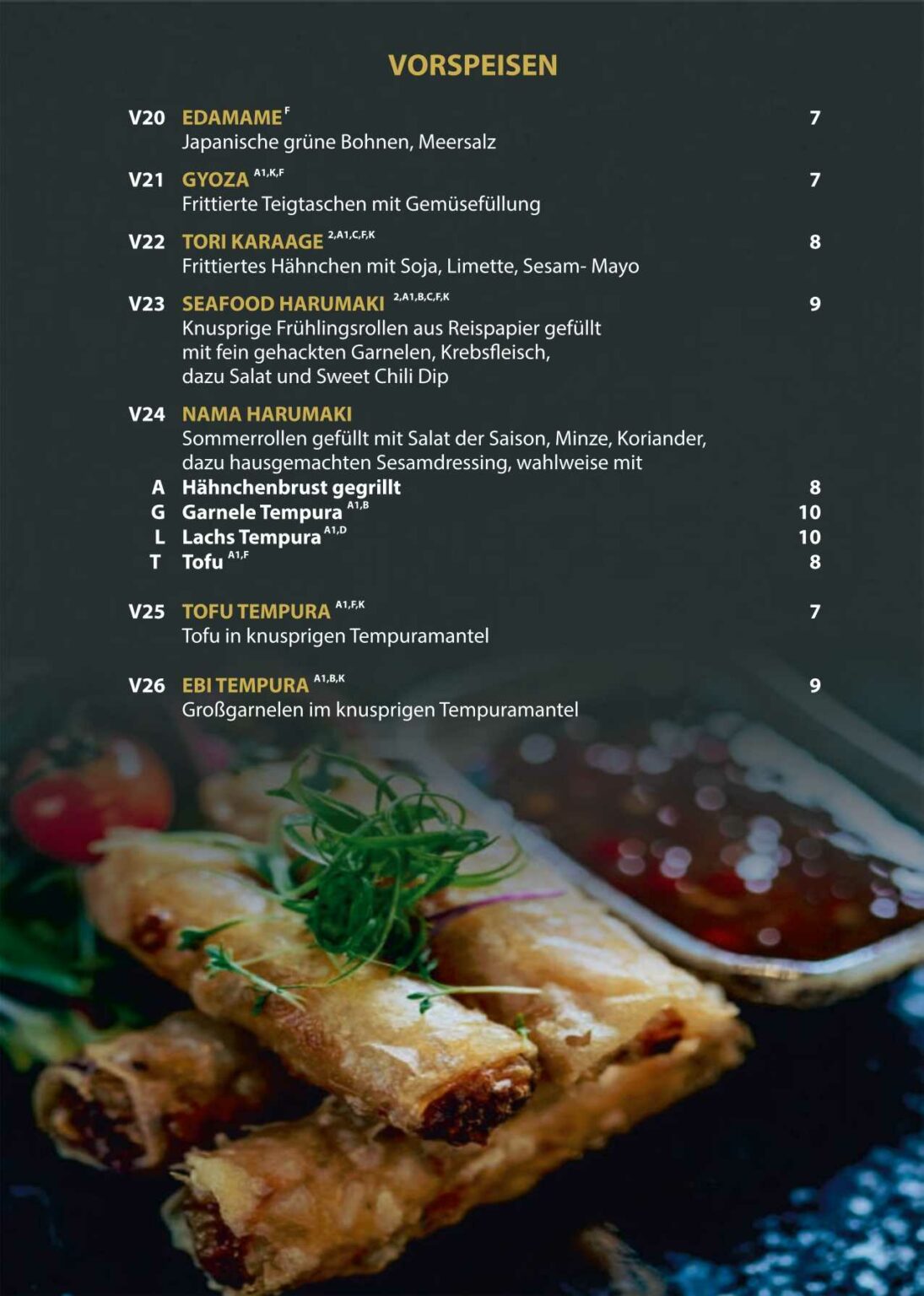 Menu – Yuki Restaurant Chemnitz